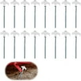 4 Pcs 8 Screw In Tent Stakes Ground Screw In Drillable Tent Stakes