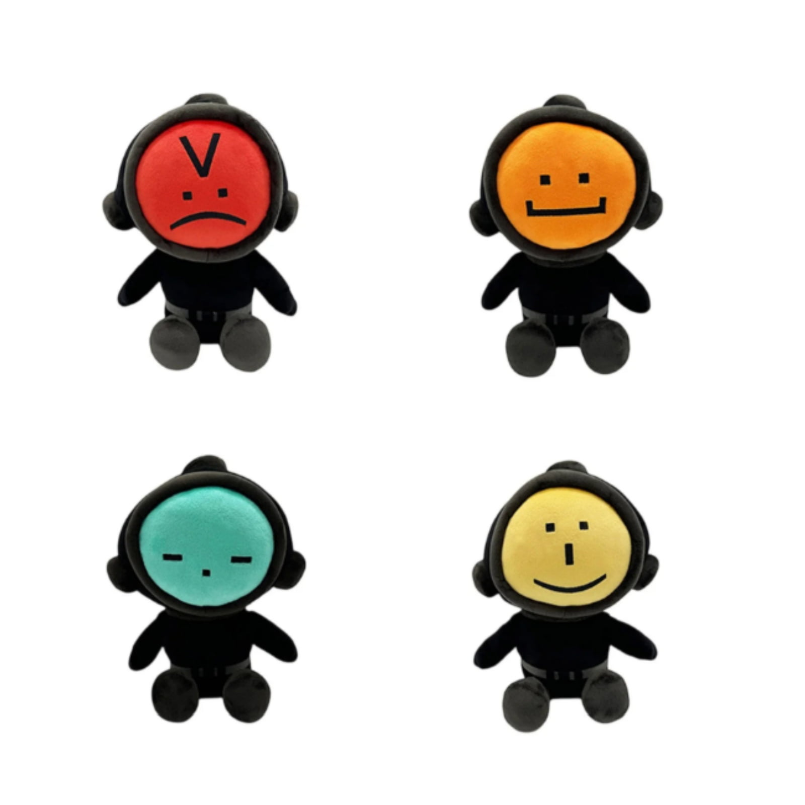 4 PCS 9.84'' Content Warning Plush Toys, Content Warning Game Character ...