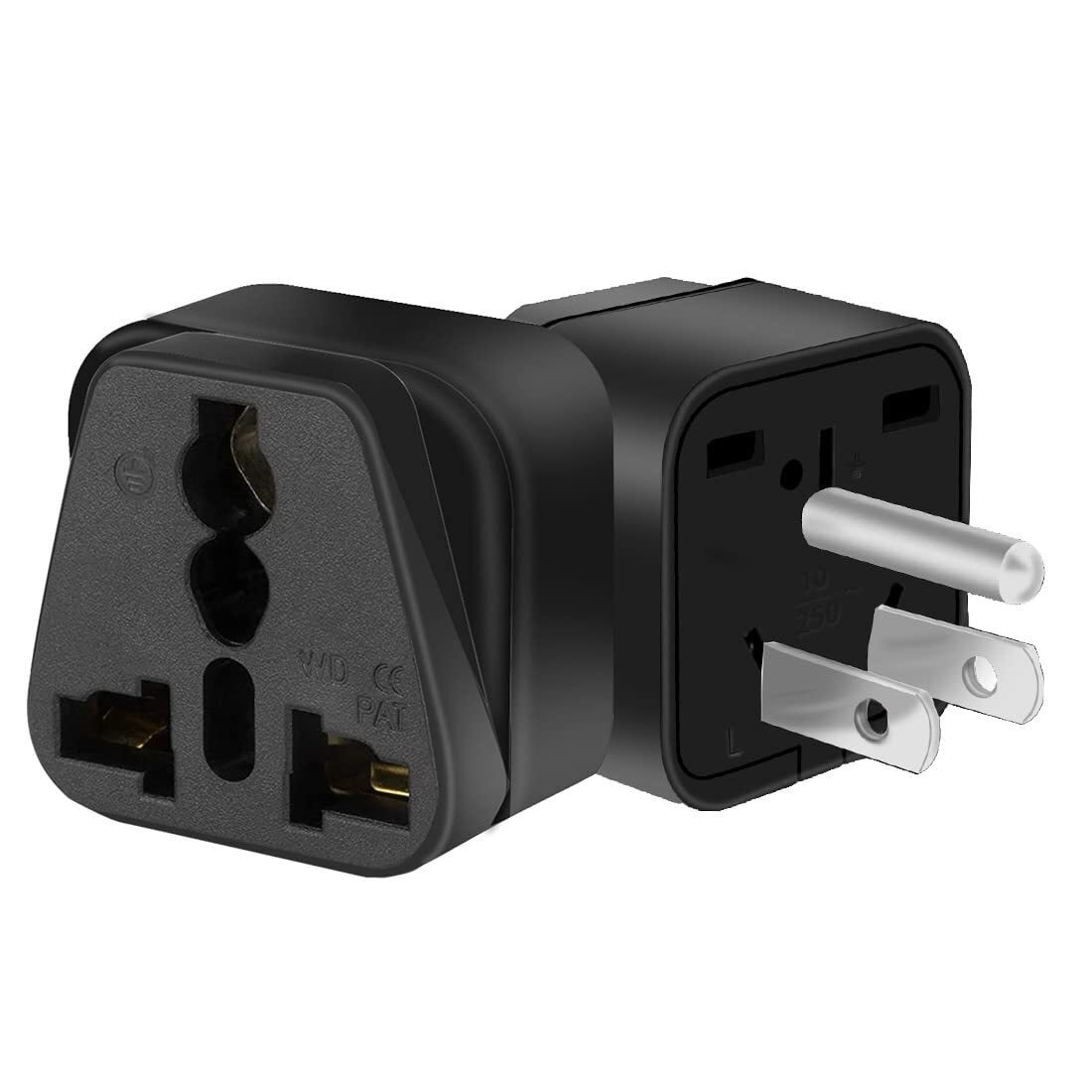 4 PCS American Standard Plug to a Variety of National Socket Travel ...
