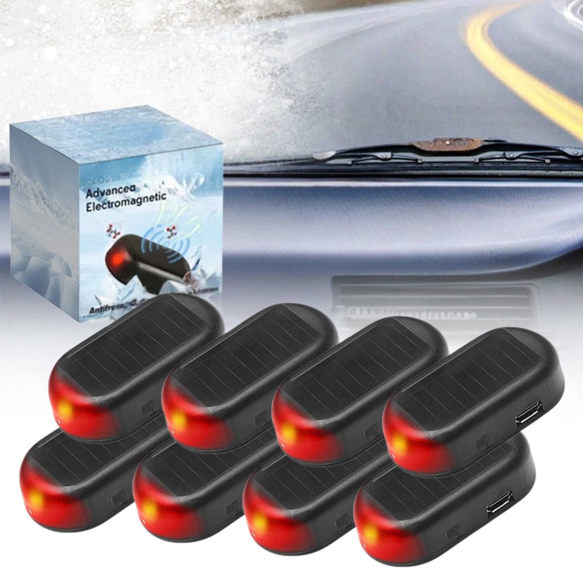 4 PCS Anti-Freeze Electromagnetic Car Snow Removal Device| 2-in-1 Car ...