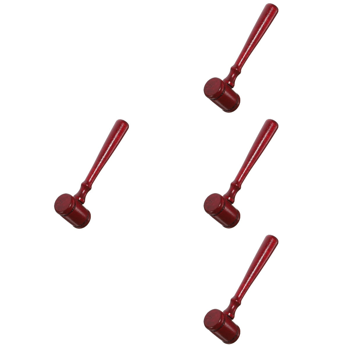 4 PCS Auction Hammer Gavel Toy Wooden Child - Walmart.com