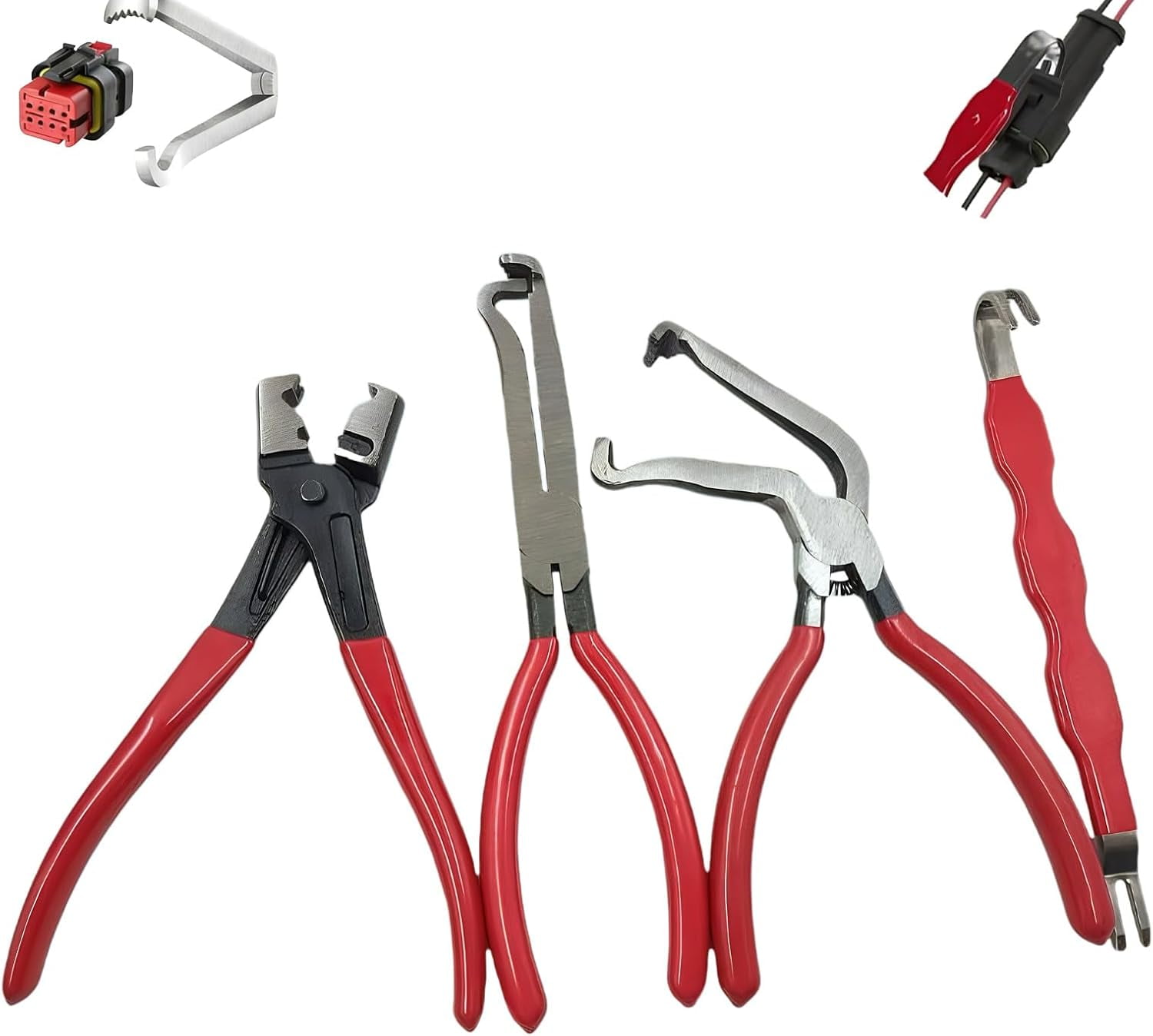 4 PCS Automotive Electrical Terminal Connector Removal Tool Kit ...