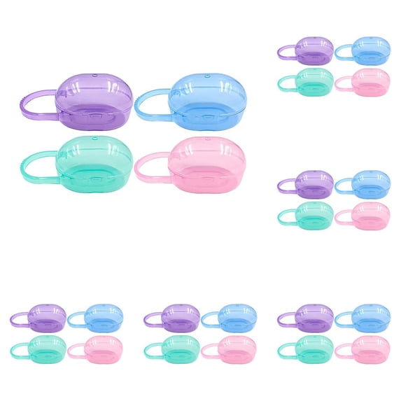 4 PCS Baby Pacifier Box, Pacifier Pacifier Storage Gosear Portable ...