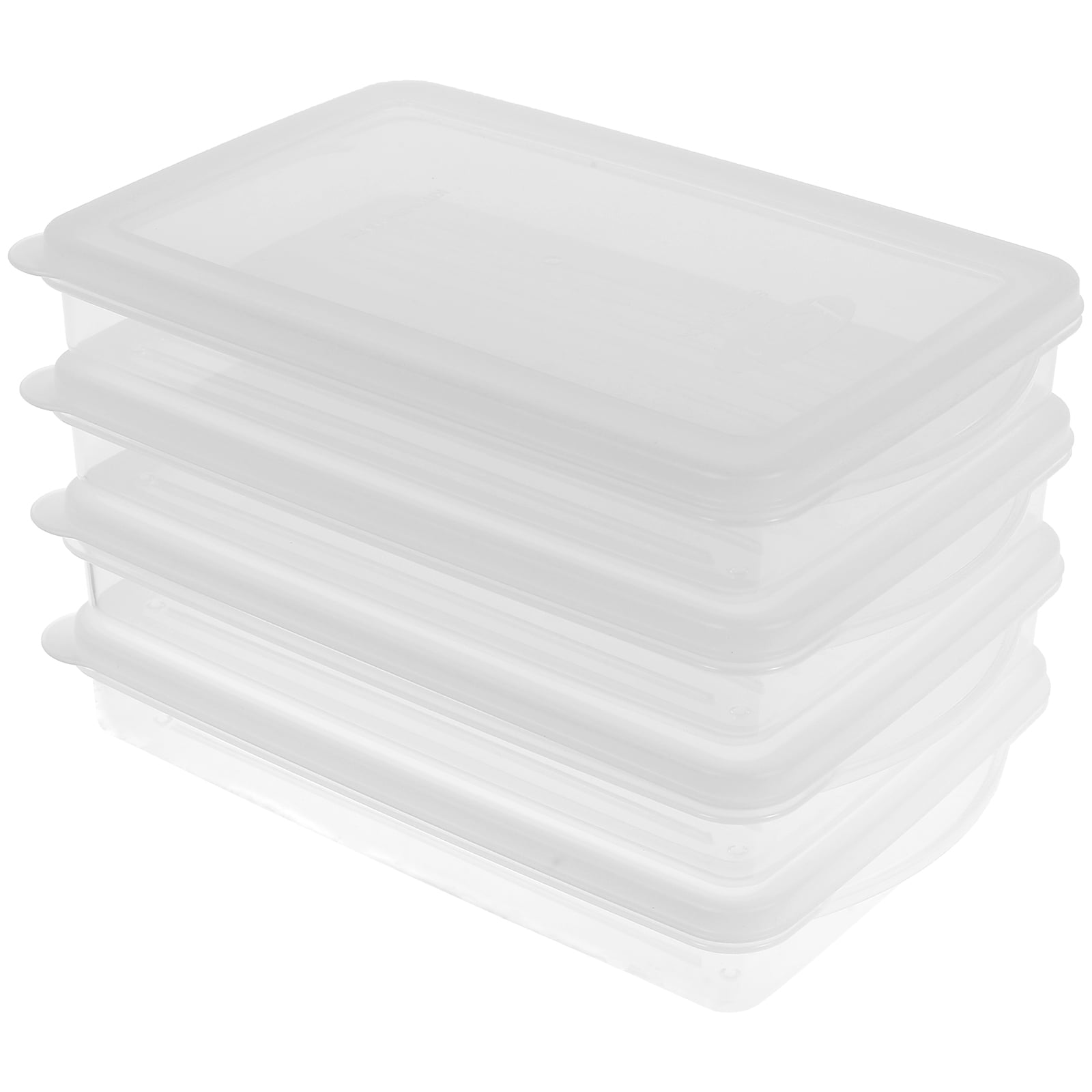4 PCS Bacon Containers for Refrigerator,Bacon Case Holders,Meat Fruit ...