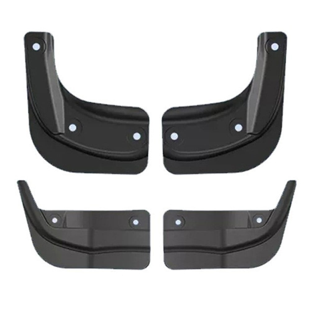 4 PCS Car Front Rear Mudflaps Mud Flaps Protector Fender TPE Black Fit ...