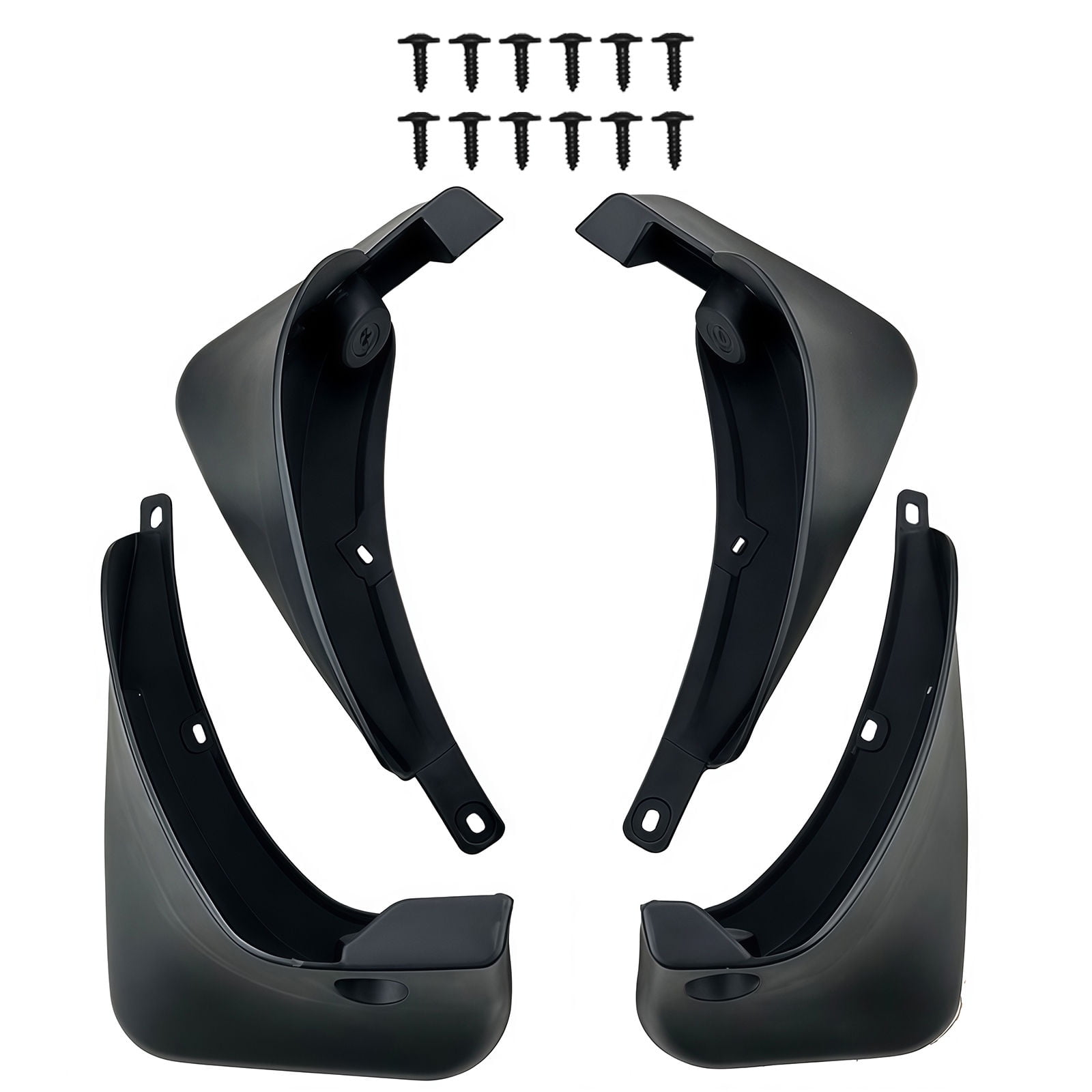 4 PCS Car Mud Flaps For Toyota RAV4, Custom Nodrill Splashback Molding ...