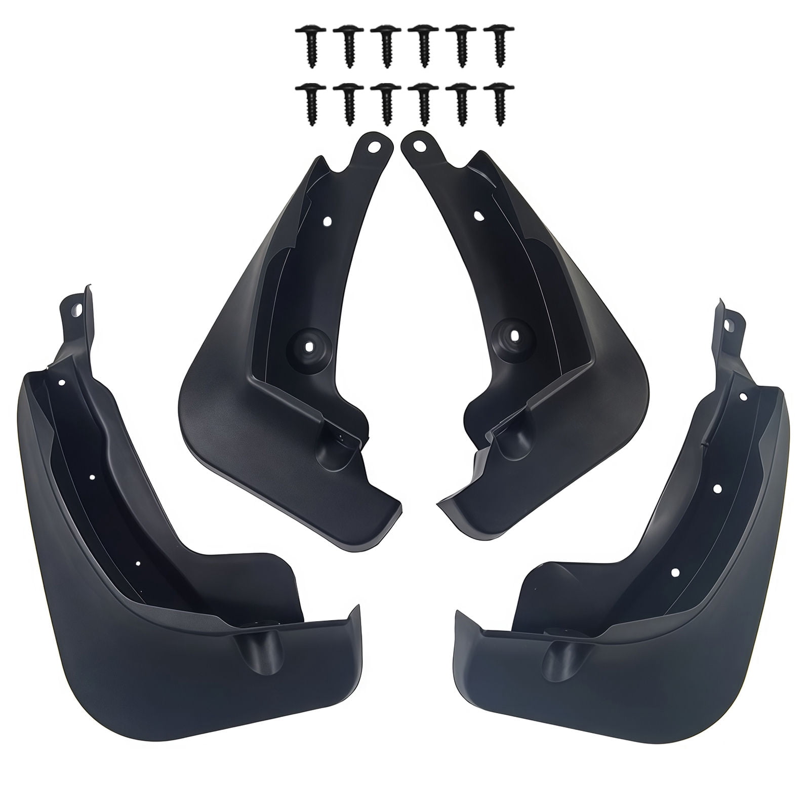 4 PCS Car Mud Flaps For Toyota RAV4, Custom Nodrill Splashback Molding ...
