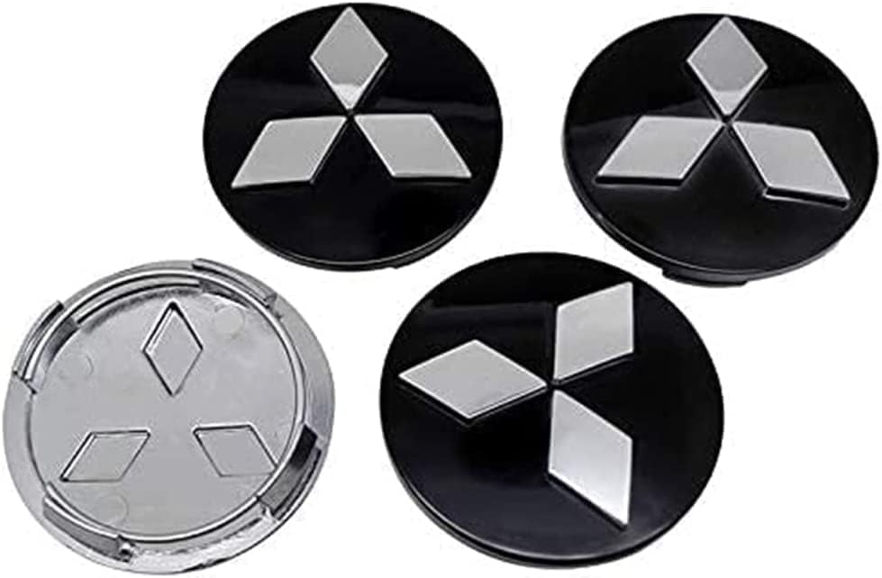 4 PCS Car Wheel Hub Center Cap, for Mitsubishi ASX Outlander Lancer ...
