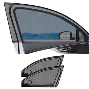 IC ICLOVER 2 Pack Car Window Shades, Magnetic Double Layer Car Side ...