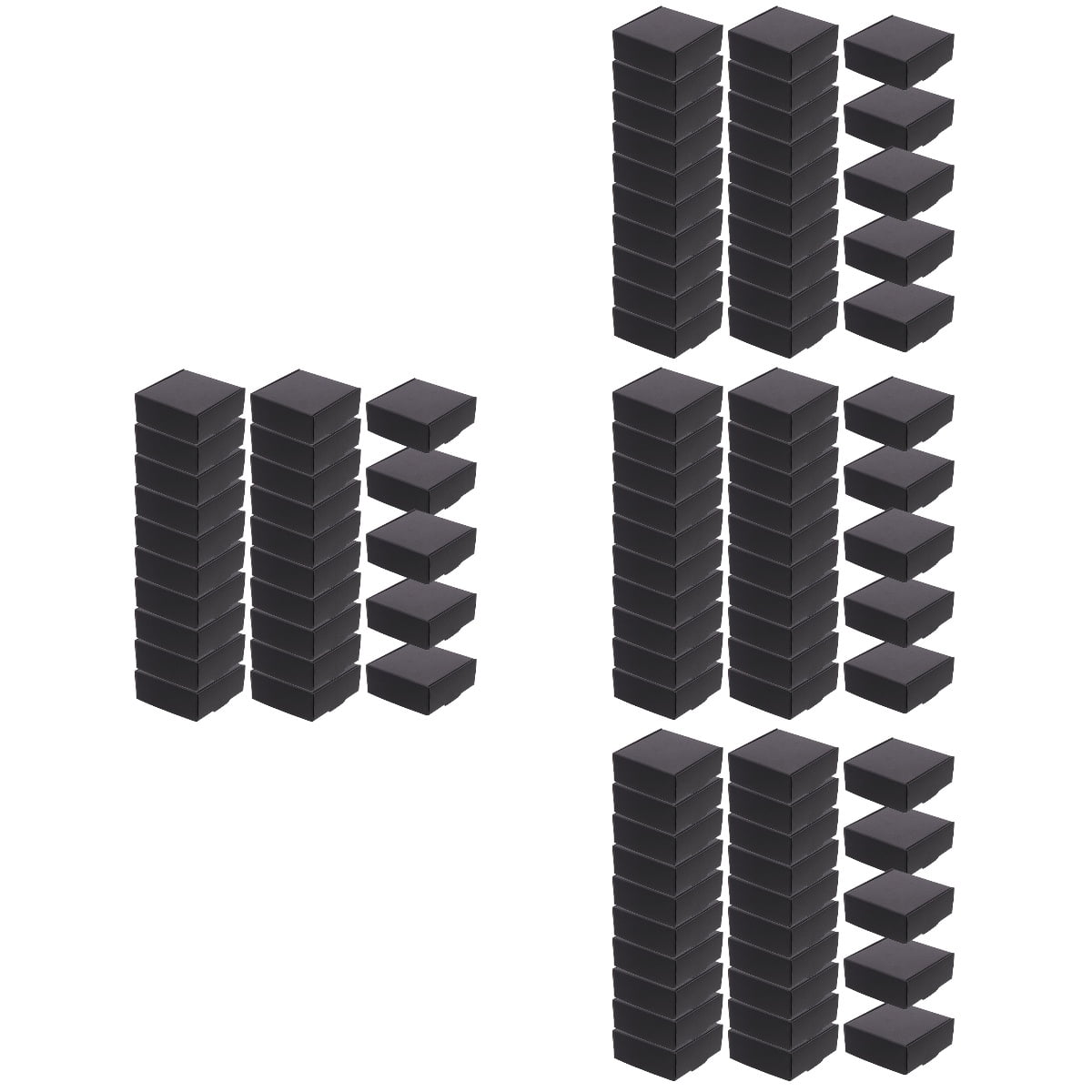 4 PCS Cardboard Boxes with Lids Packaging Supplies Mailing Carton ...