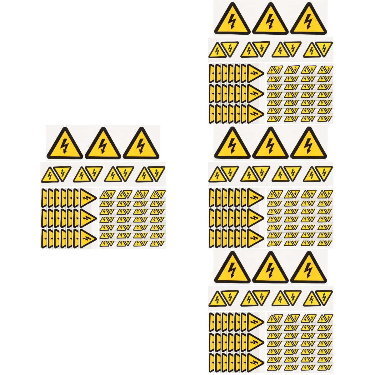 4 PCS Caution High Voltage Stickers Warning Labels Electrical Panel ...