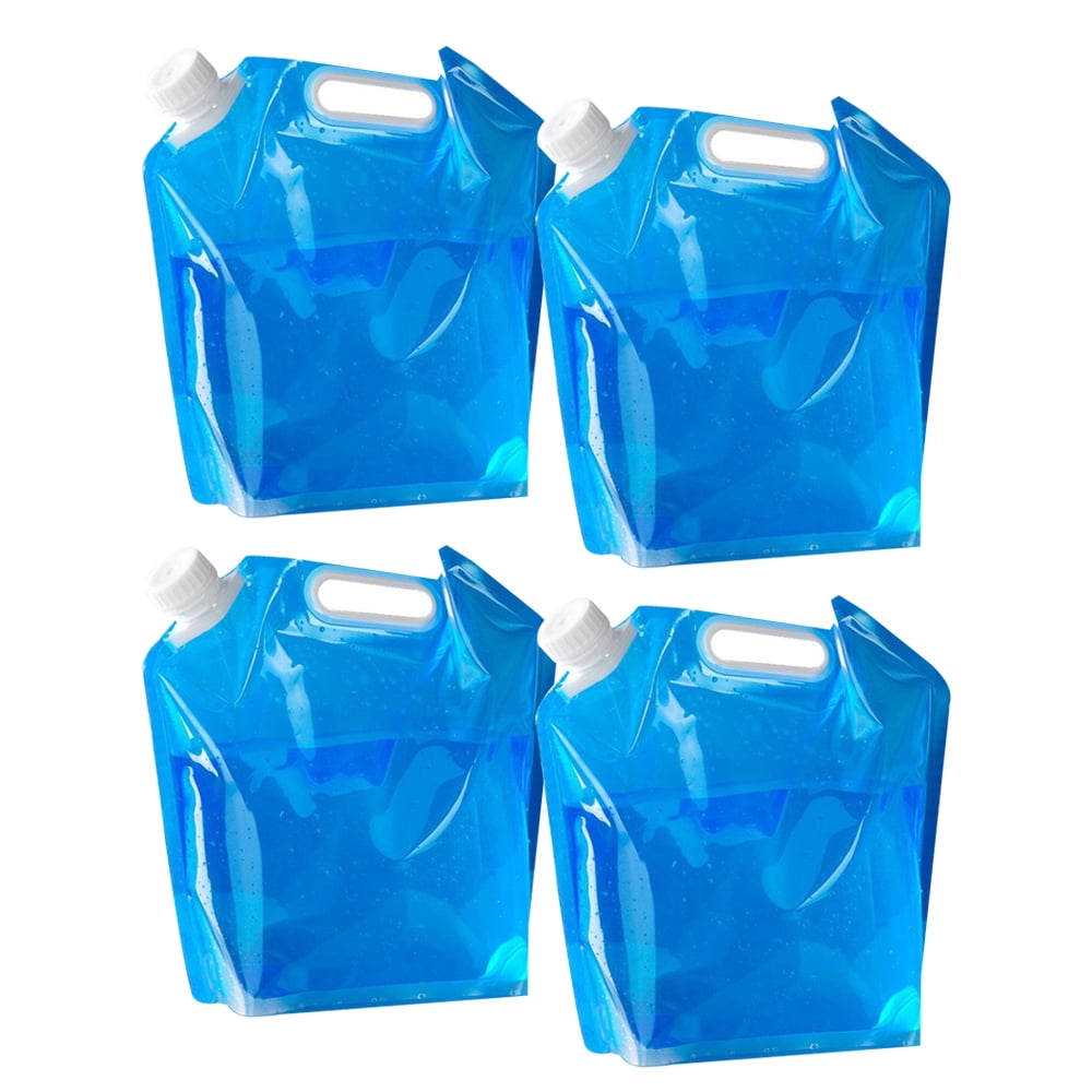 Collapsible Water Container Bag, BPA Free Food Grade Clear Plastic ...