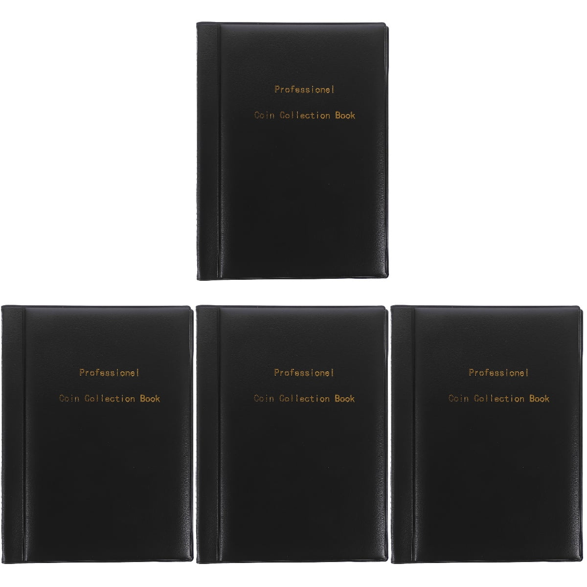 4 PCS Collection Book Coin Commemorative Rose Black - Walmart.com