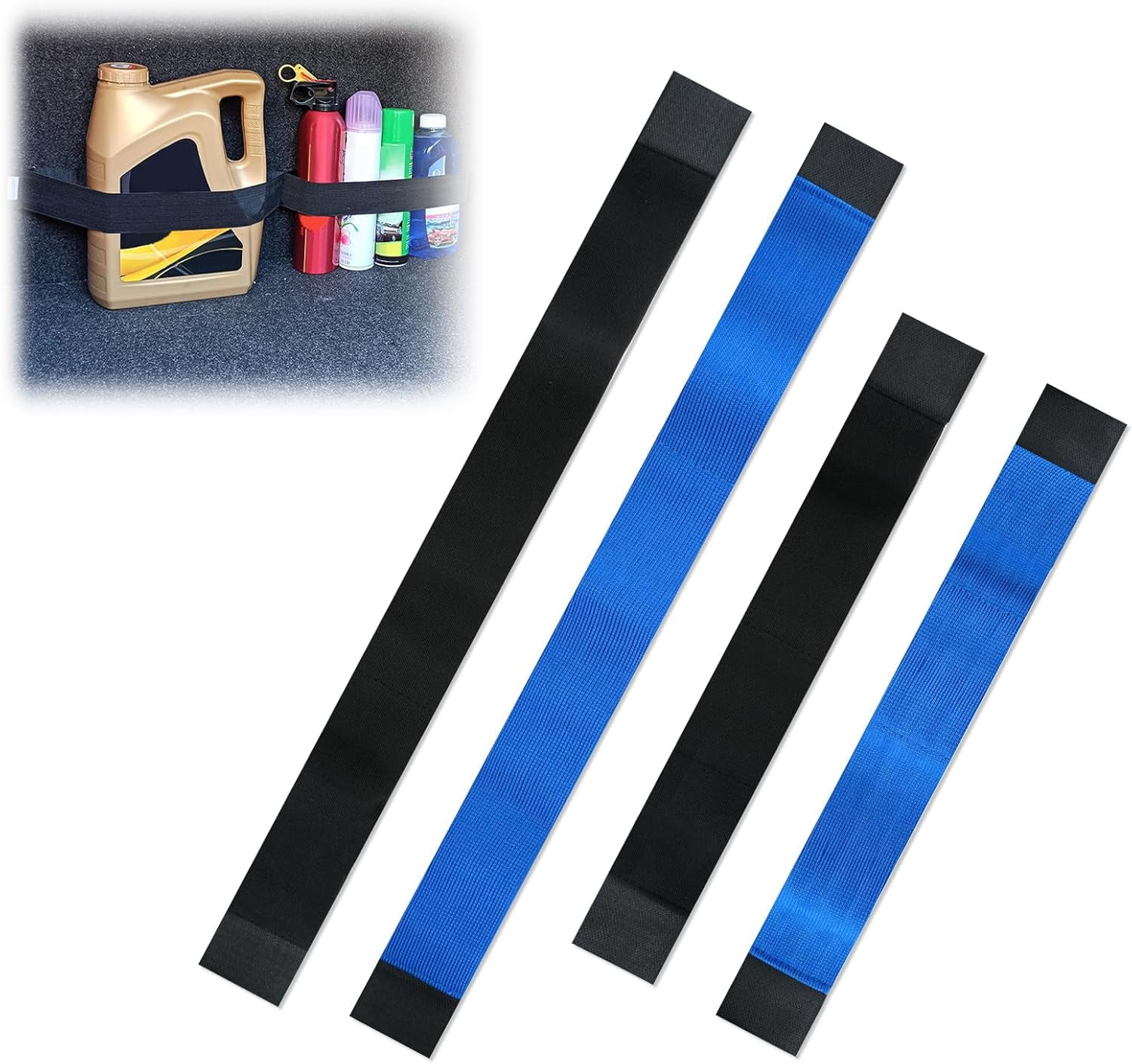 4 PCS Colorful Car Trunk Organizer Straps, Car Storage Organizer Straps ...