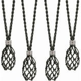 4 PCS Crystal Cage Necklace Holder Empty Stone Holder Replacement Hand ...