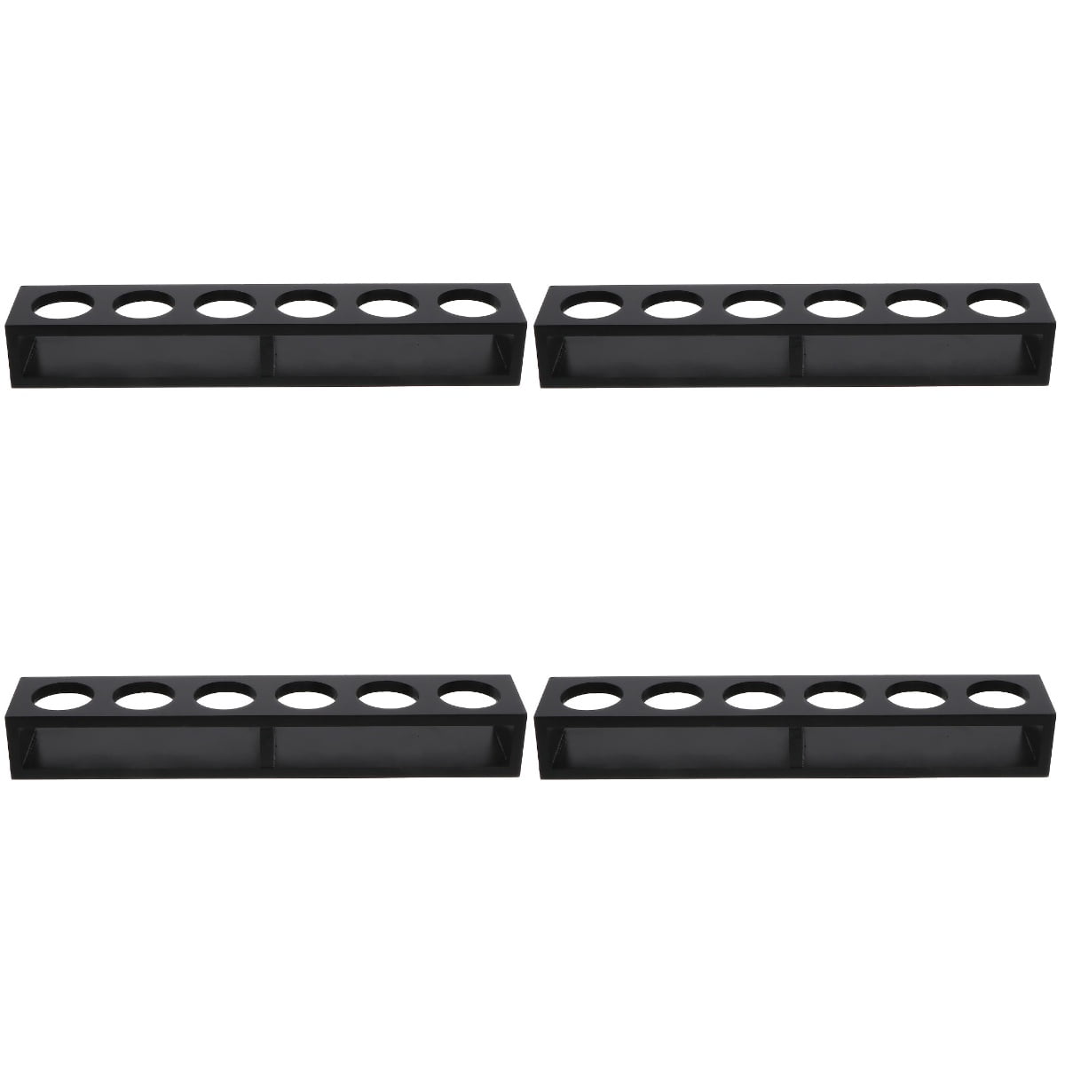 4 PCS Cup Holder Wooden Tray Wood Tray Wooden Rack Wine Glass Holder ...