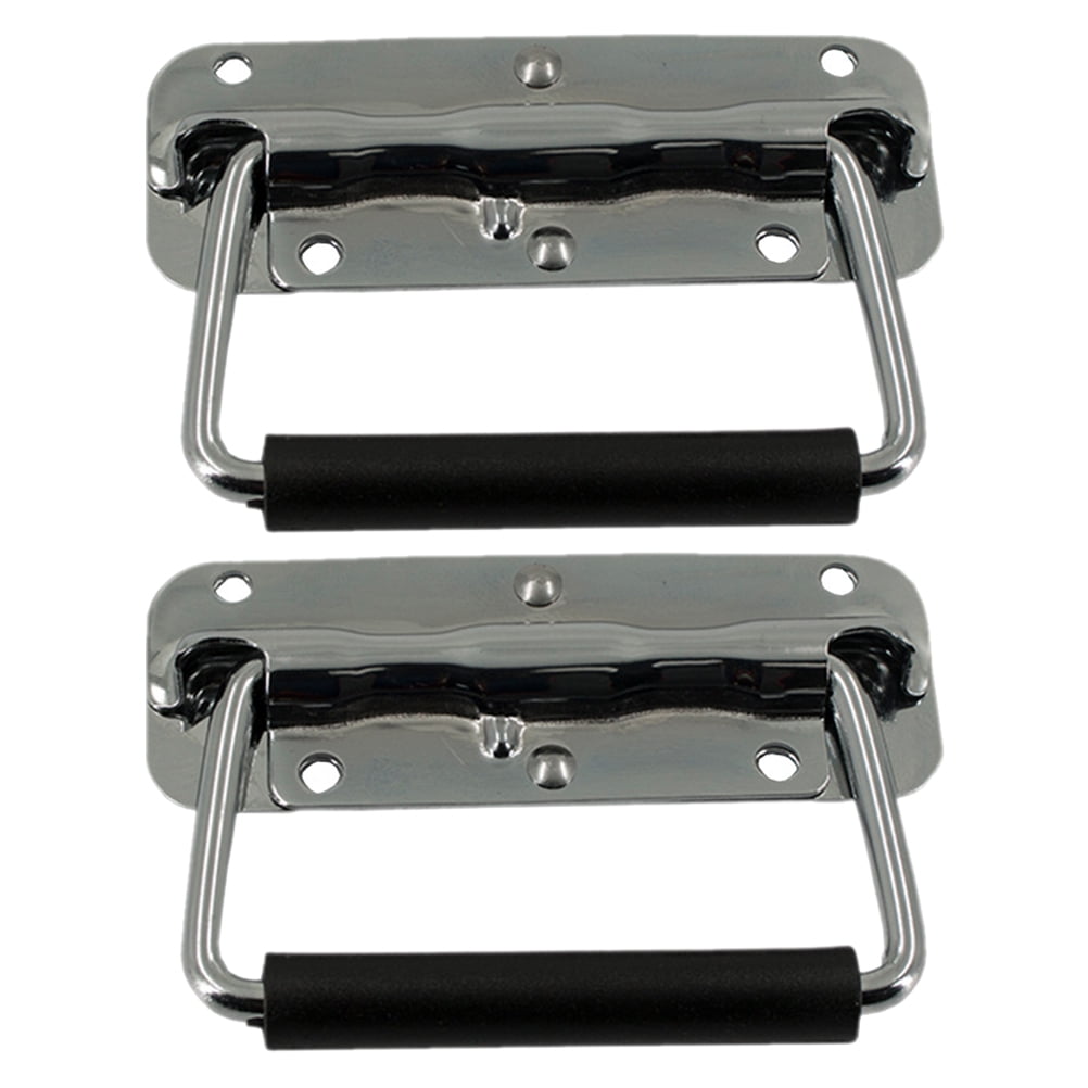MERRYHAPY Flight Case Handle Silver Tool Box Pull Handle for Industry ...