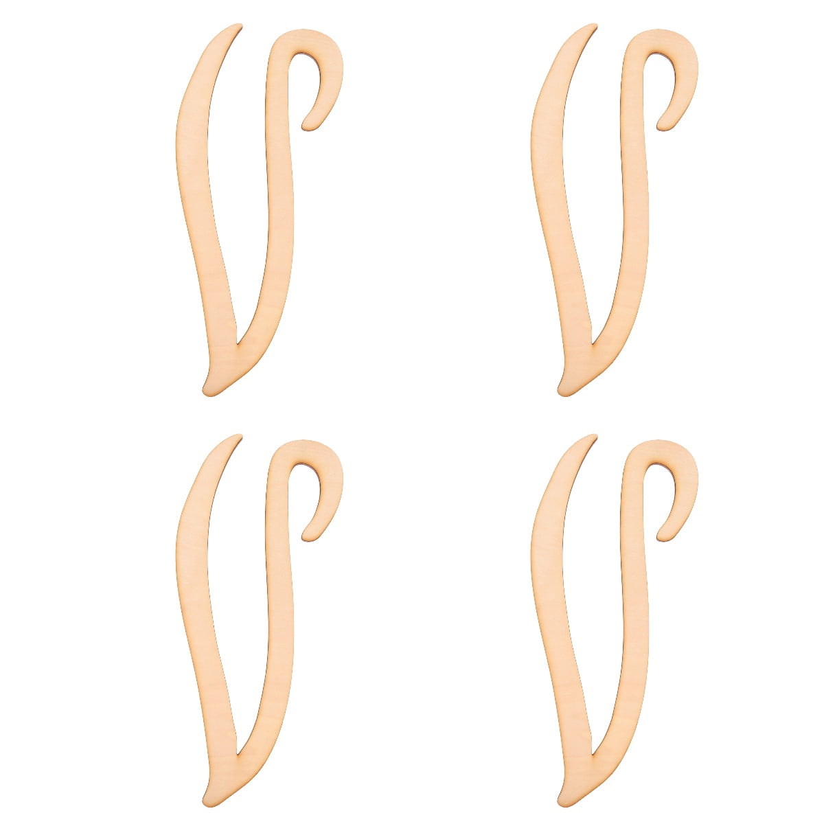 4 PCS Cursive English Alphabet Letter Marquee Decoration of The Lid ...