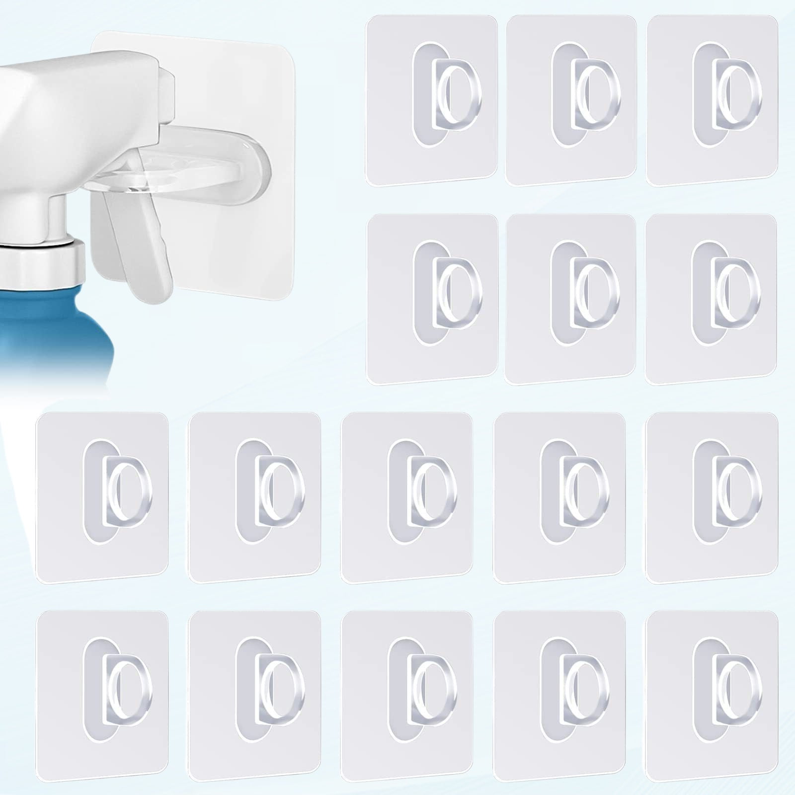 4 PCS Curtain Rod No Drilling Brackets, Curtain Hook Rod Brackets ...