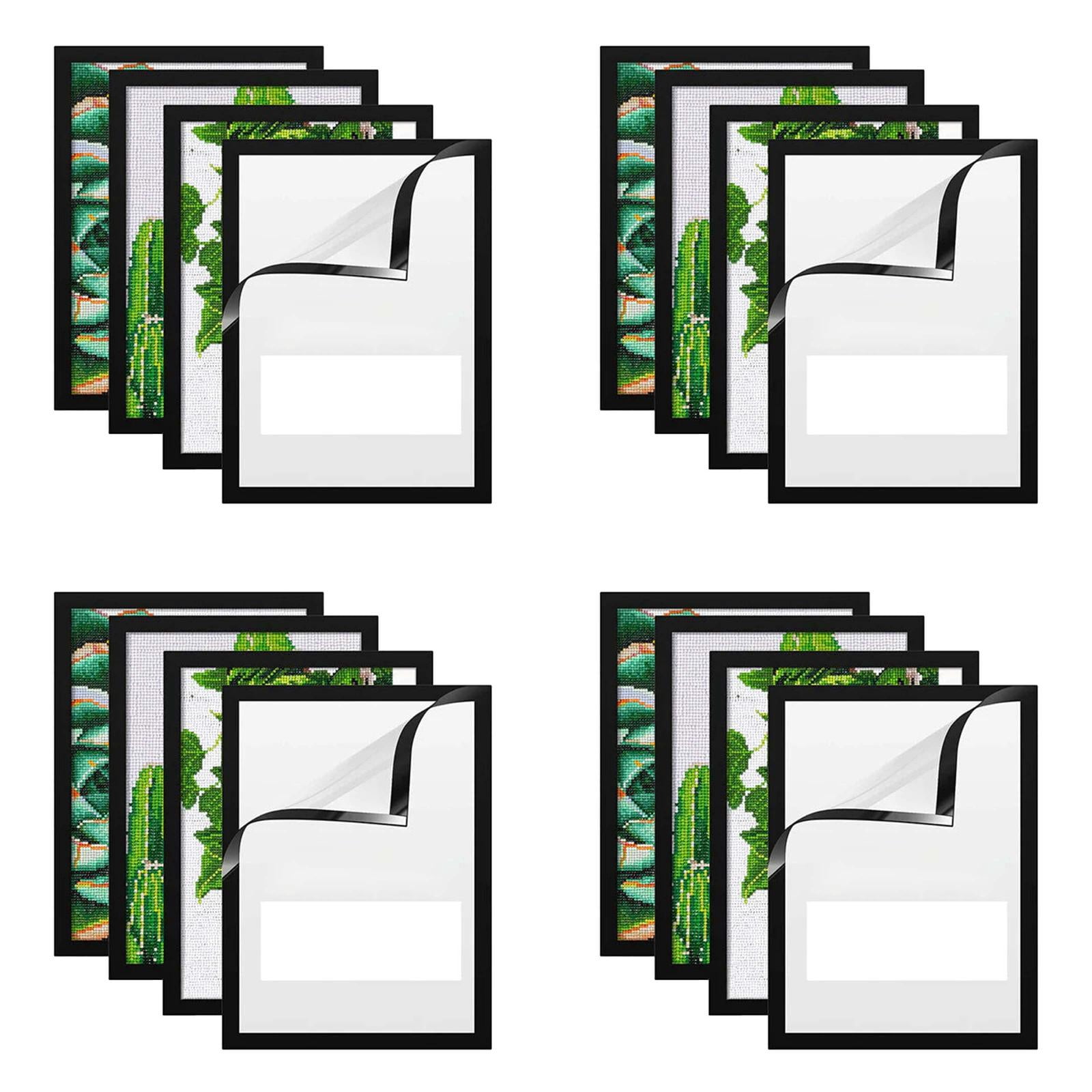 4 PCS Diamond Art Frames Frames for Diamond Painting Self Adhesive for ...