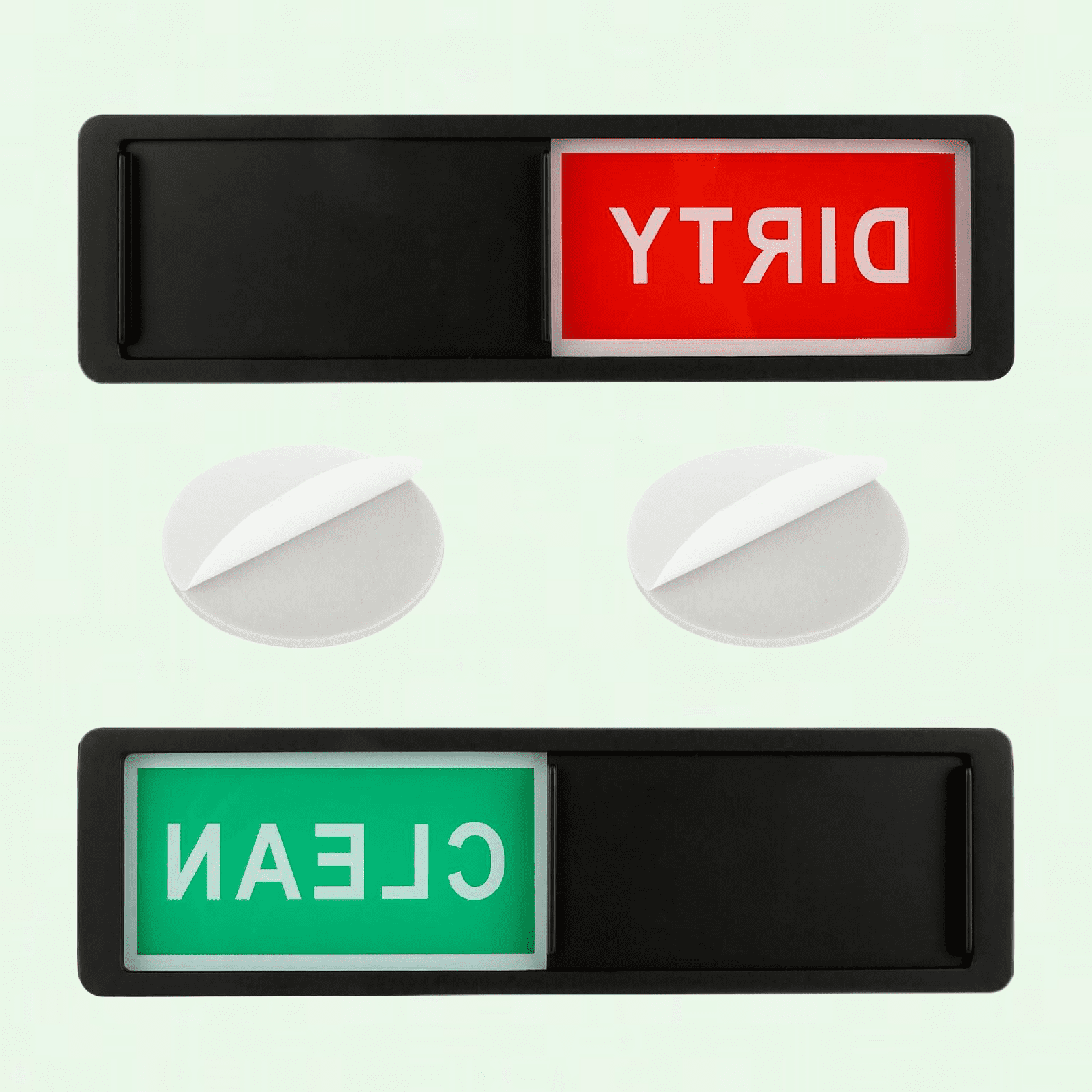 Dishwasher Clean Dirty Indicator Magnet, 4PCS Green/Red Slide Sign ...
