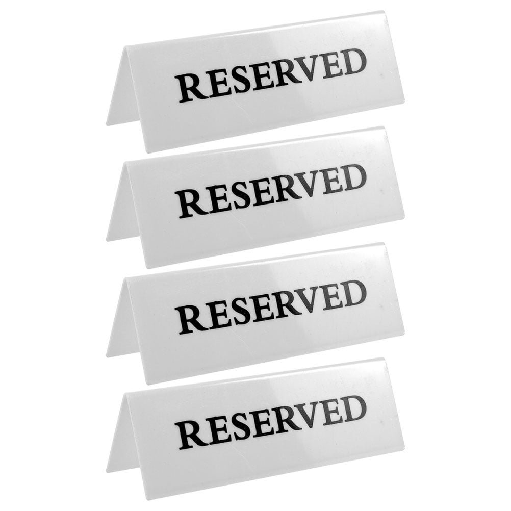 MLINS 4PCS Reserved Signs for Chairs Wedding and Festival Seating ...