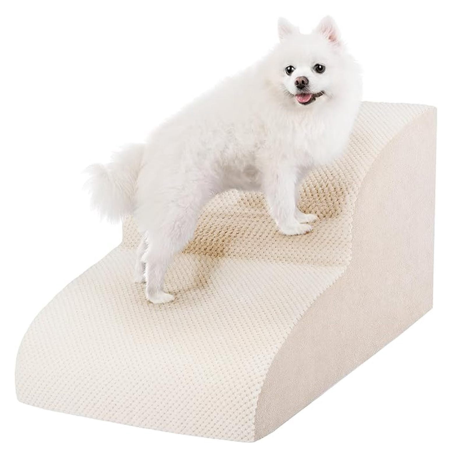 4 PCS Dog Ramp for Stairs, Non-Slip | Sturdy | Wooden Dog Stairs Pet ...