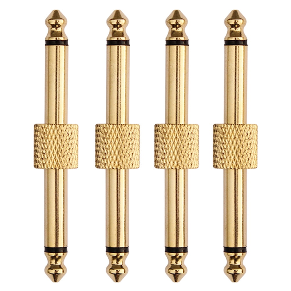 4 PCS Double Head Effect Pedals Connector Guitar Effect Connector ...