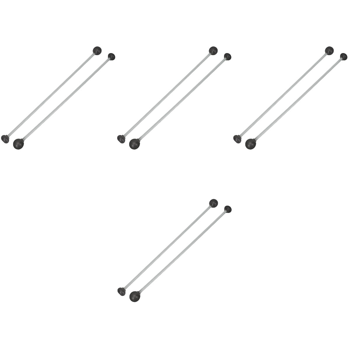 4 PCS Double Marimba Mallet Instrument Instruments Xylophone Child ...