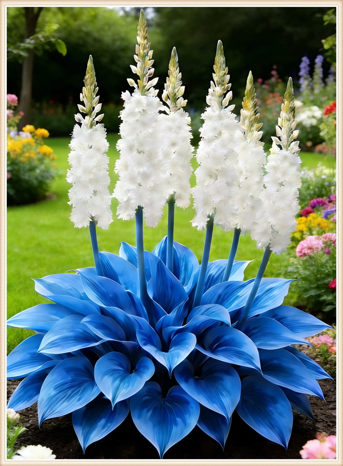 4 PCS Easy to Grow-Bulk Blue Hosta-Bulbs For Planting-Garden-Bulk ...