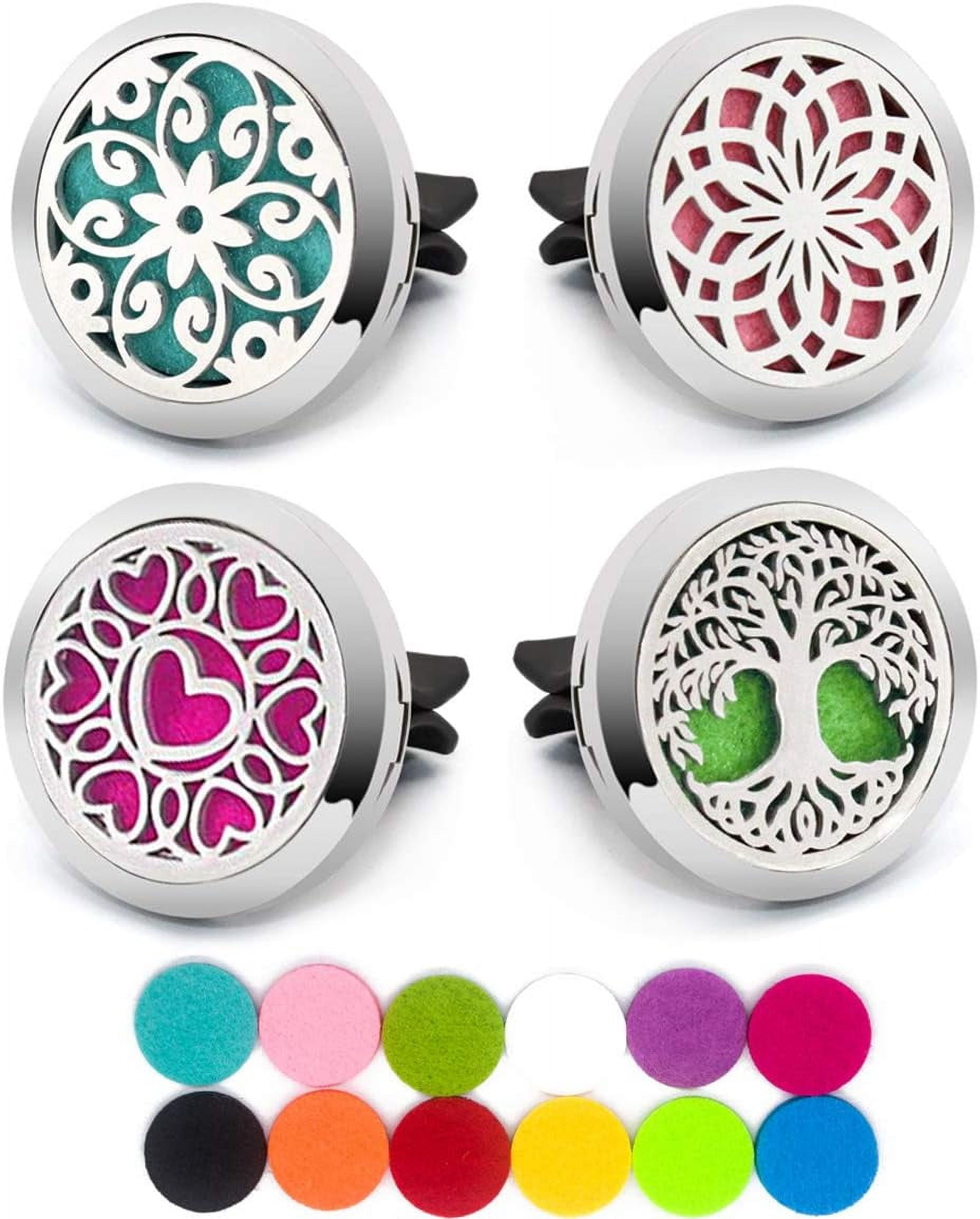 4 PCS Essential Oil Car Diffuser Vent Clip, Car Aromatherapy Diffuser ...