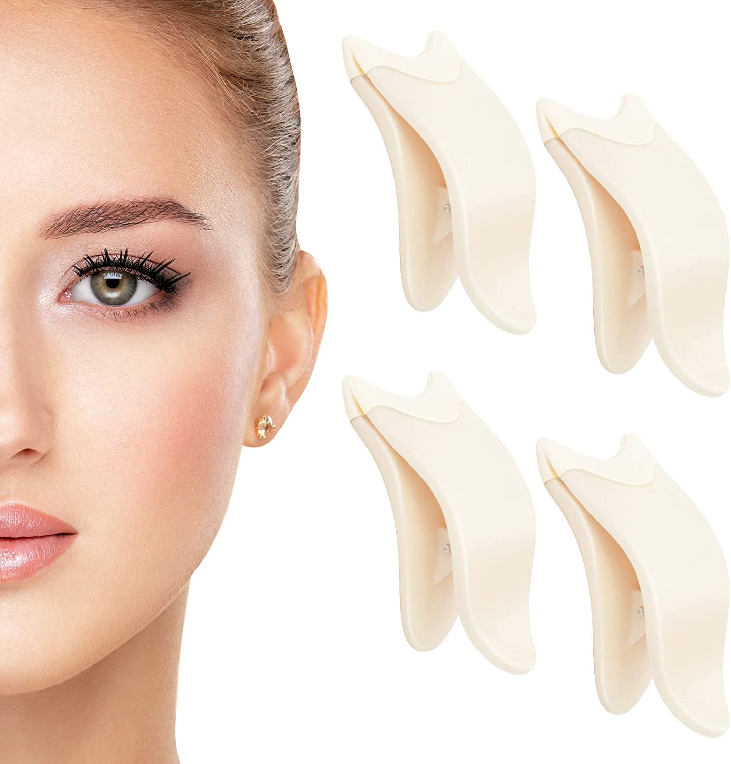 4 PCS Eyelash Applicator Tool, False Lash Clip Applicator for False ...