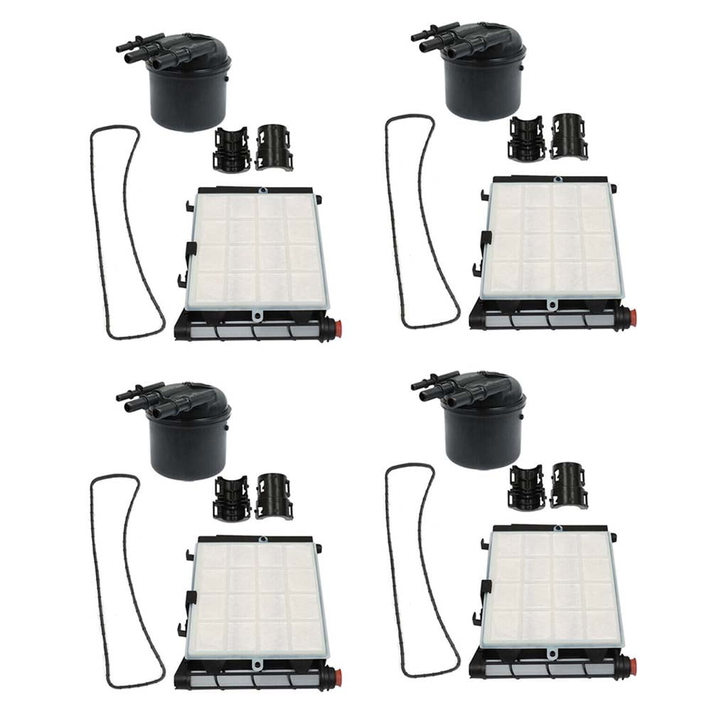 4 PCS FD4624 Fuel/Water Filter Kit Fits 2017-19 Ford Powerstroke F250 ...
