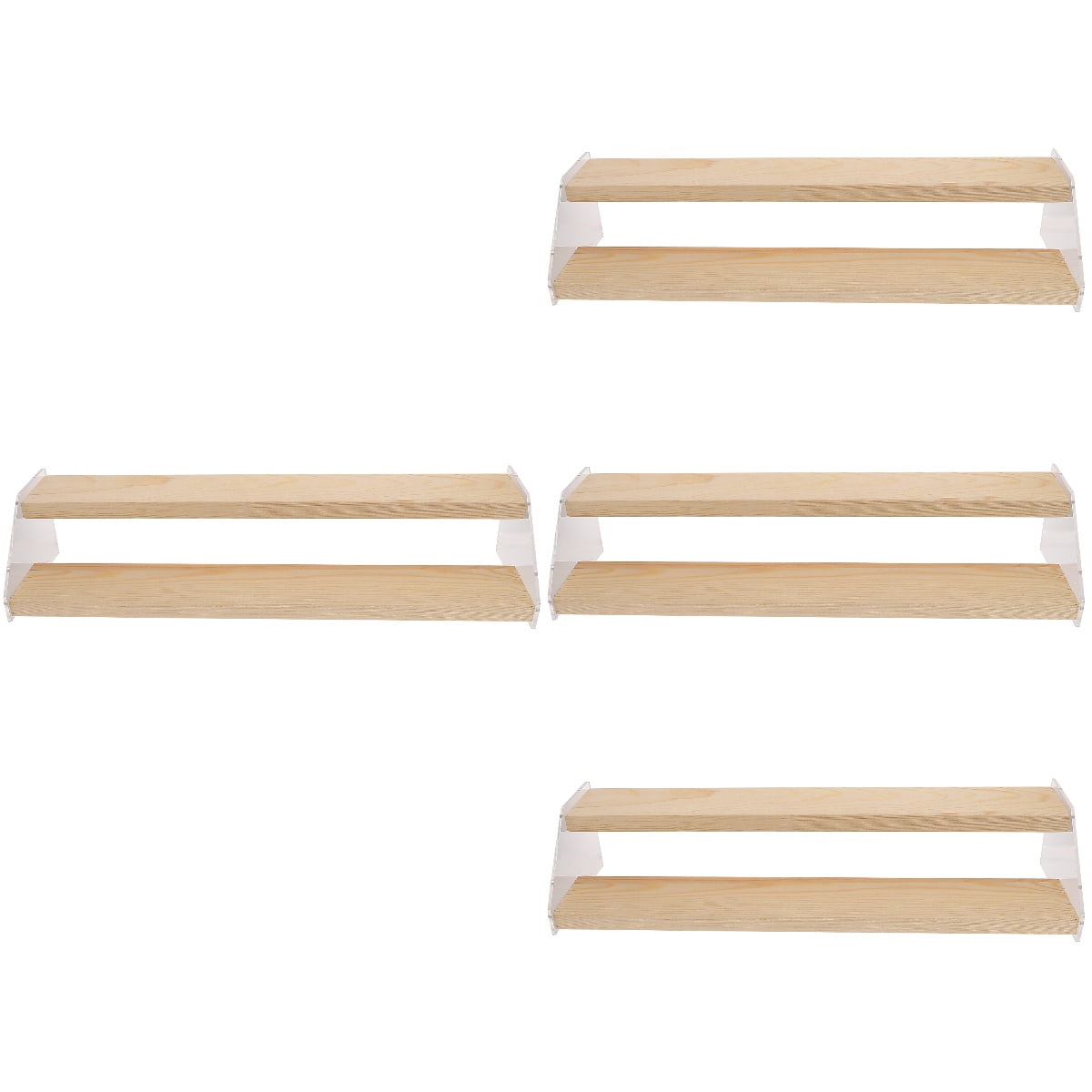 4 PCS Figure Display Stand Tiered Craft Fair Ornament Plant Rack ...