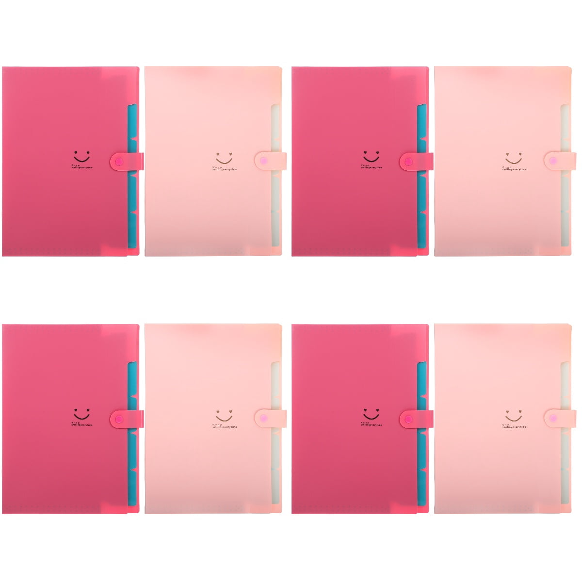 4 PCS File Organizer Folders Receipt Holder Multiple for Desk - Walmart.com