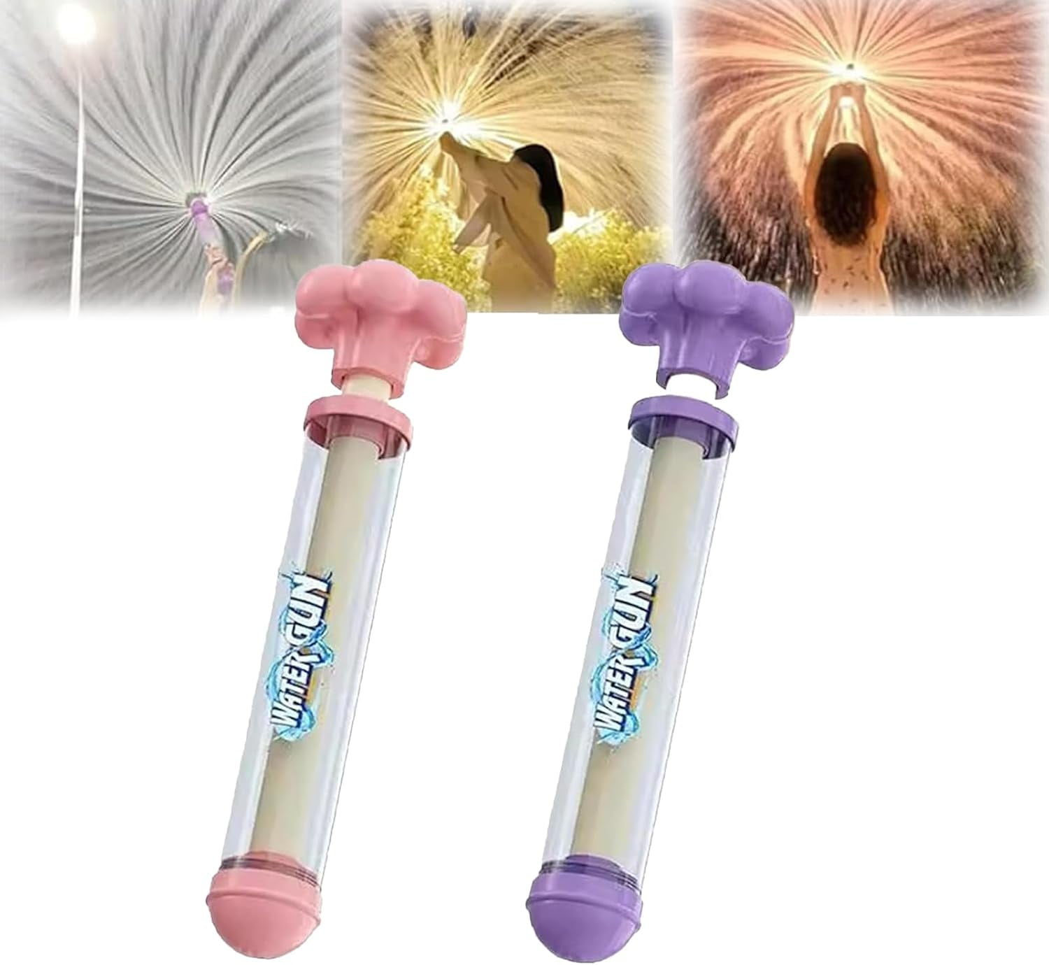 4 PCS Firework Water Gun, Fireworks Style Water Spray Toys, Romantic ...