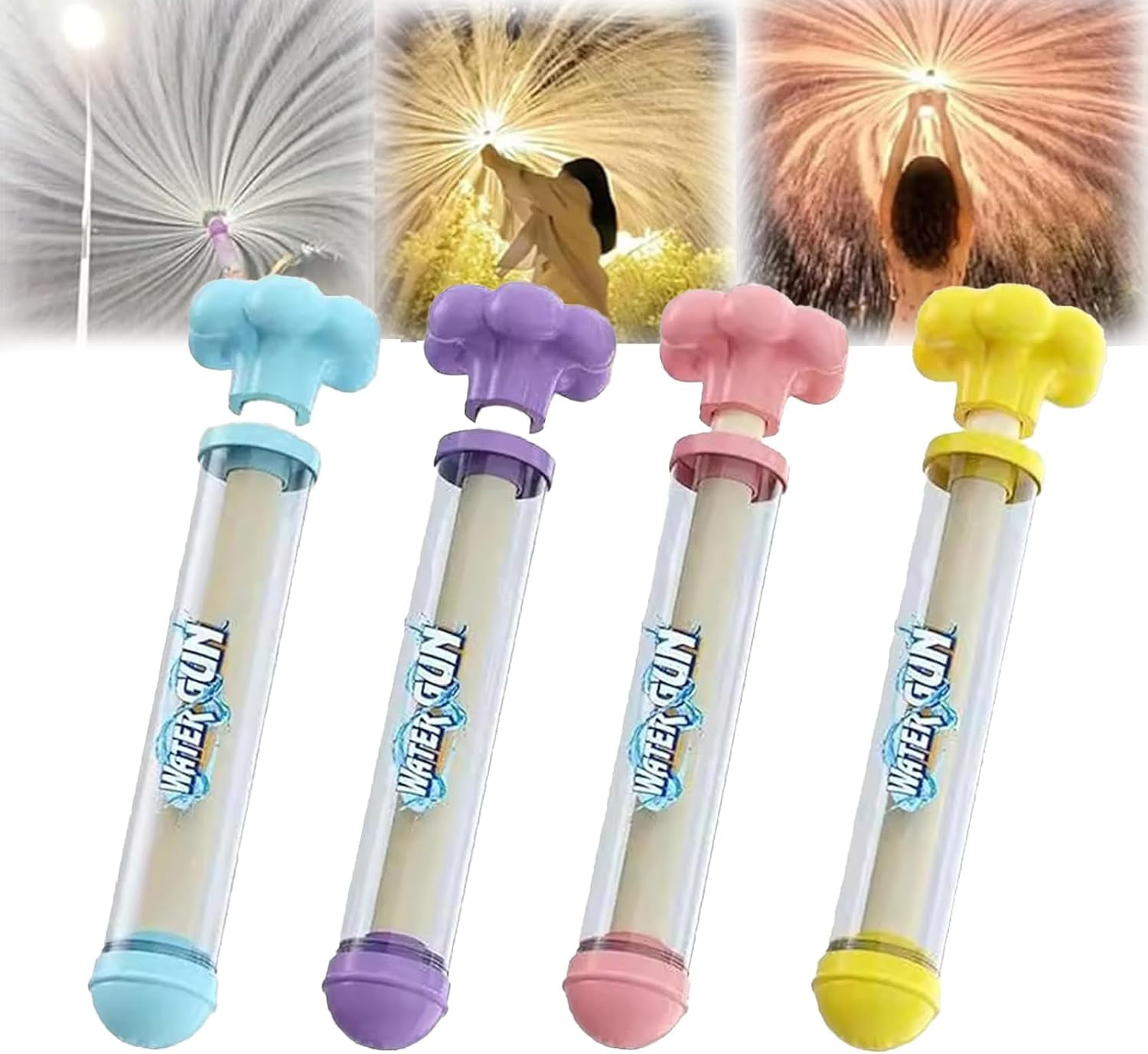 4 PCS Firework Water Gun, Fireworks Style Water Spray Toys, Romantic ...