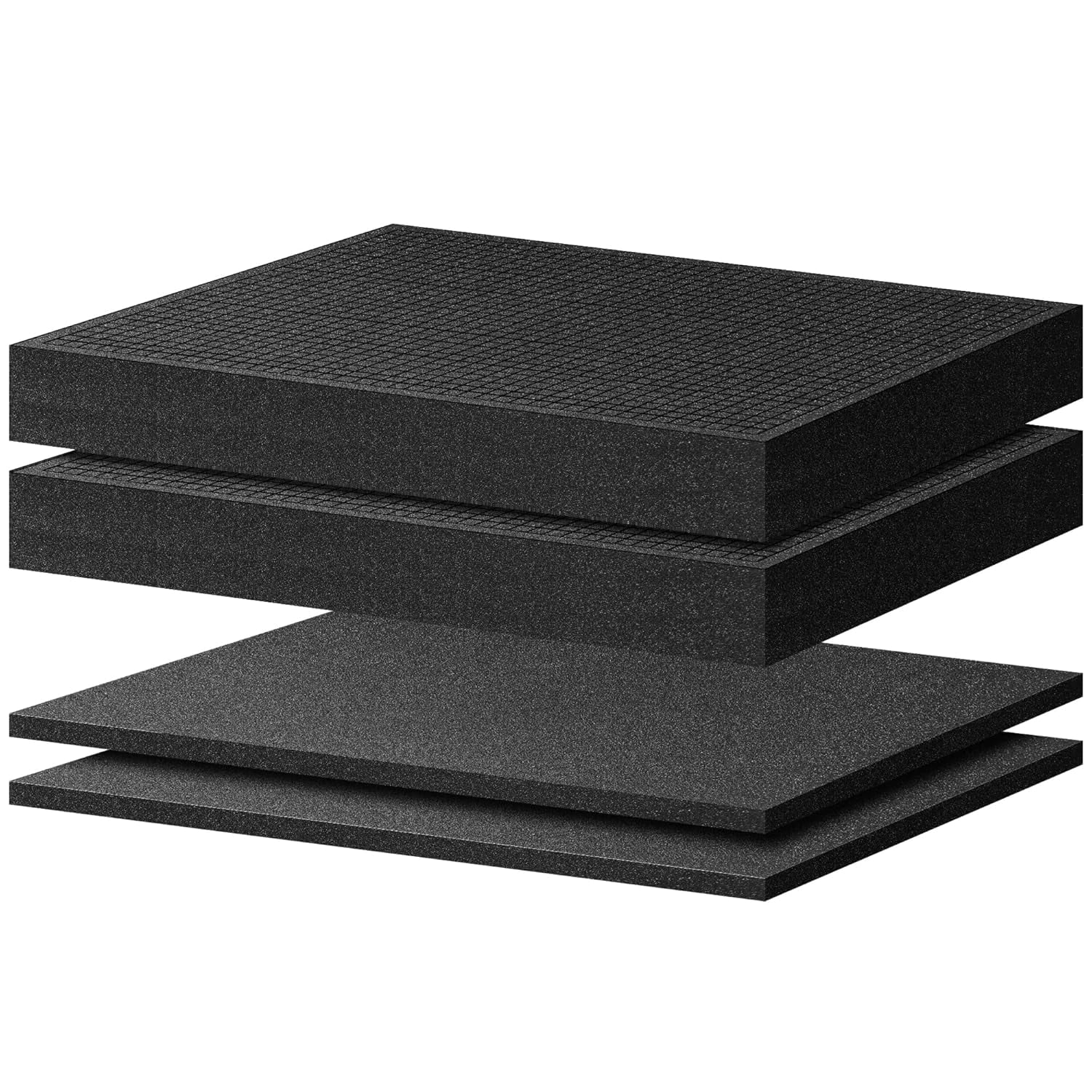 4 PCS Foam Inserts for Cases 16" x 12" x 2" & 0.4"- 2 Size Pick and ...
