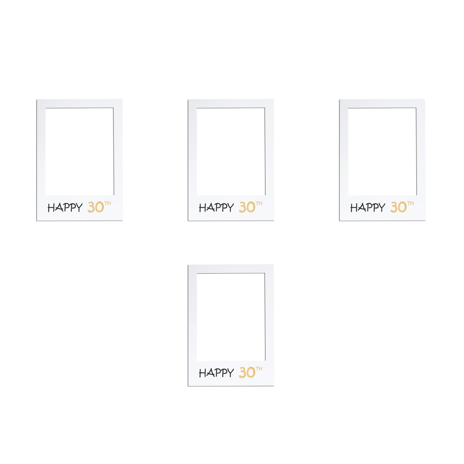 4 PCS Frame Props Picture Cutouts Engagement Party Photo Birthday for ...