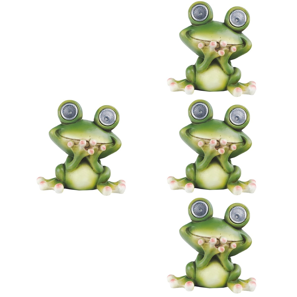 4 PCS Frog Solar Lamp Toy The Animal Lights for outside Green - Walmart.com