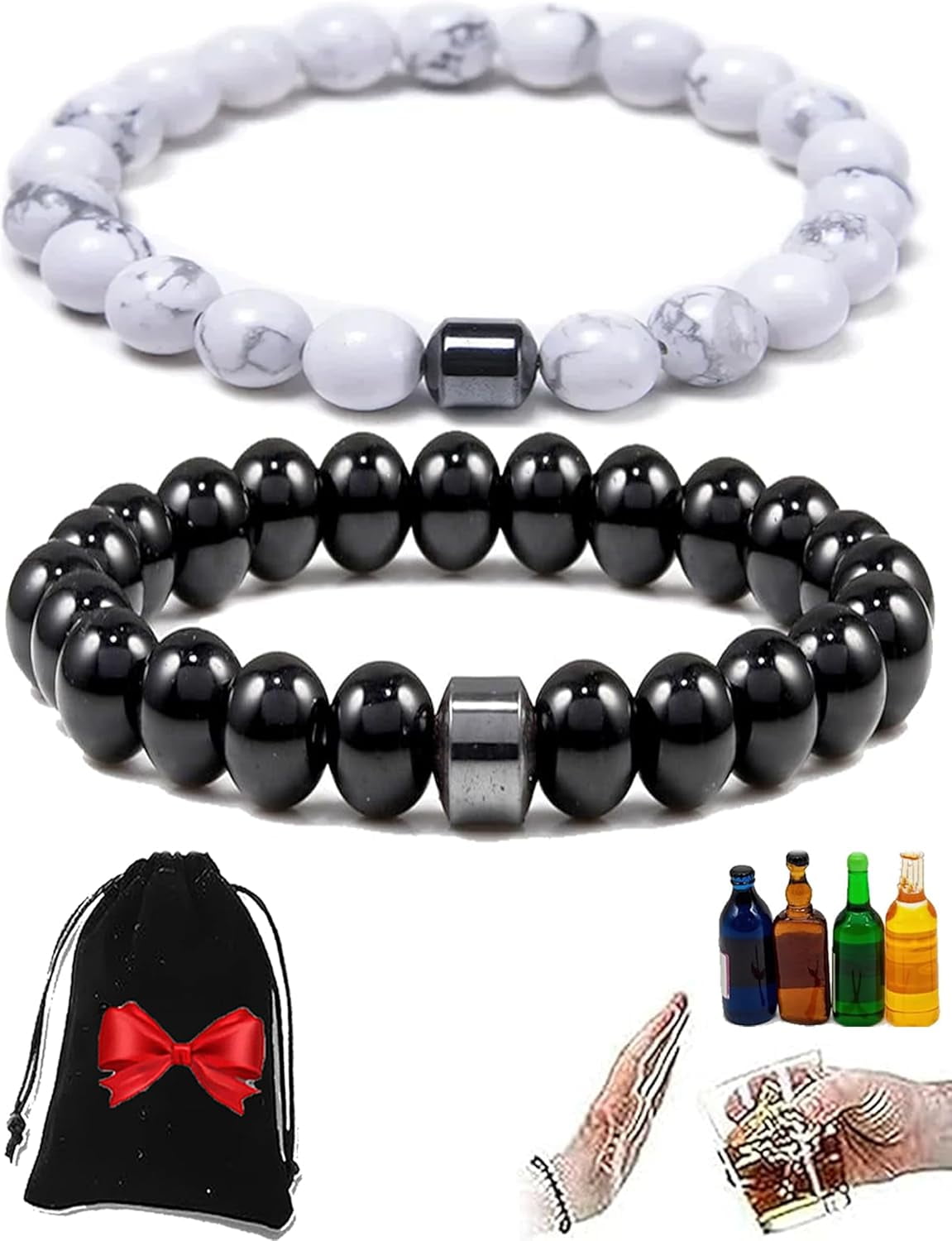 4 PCS Glame Anti Alcohol Bracelet for Women/Men to Reduce the Urge to ...