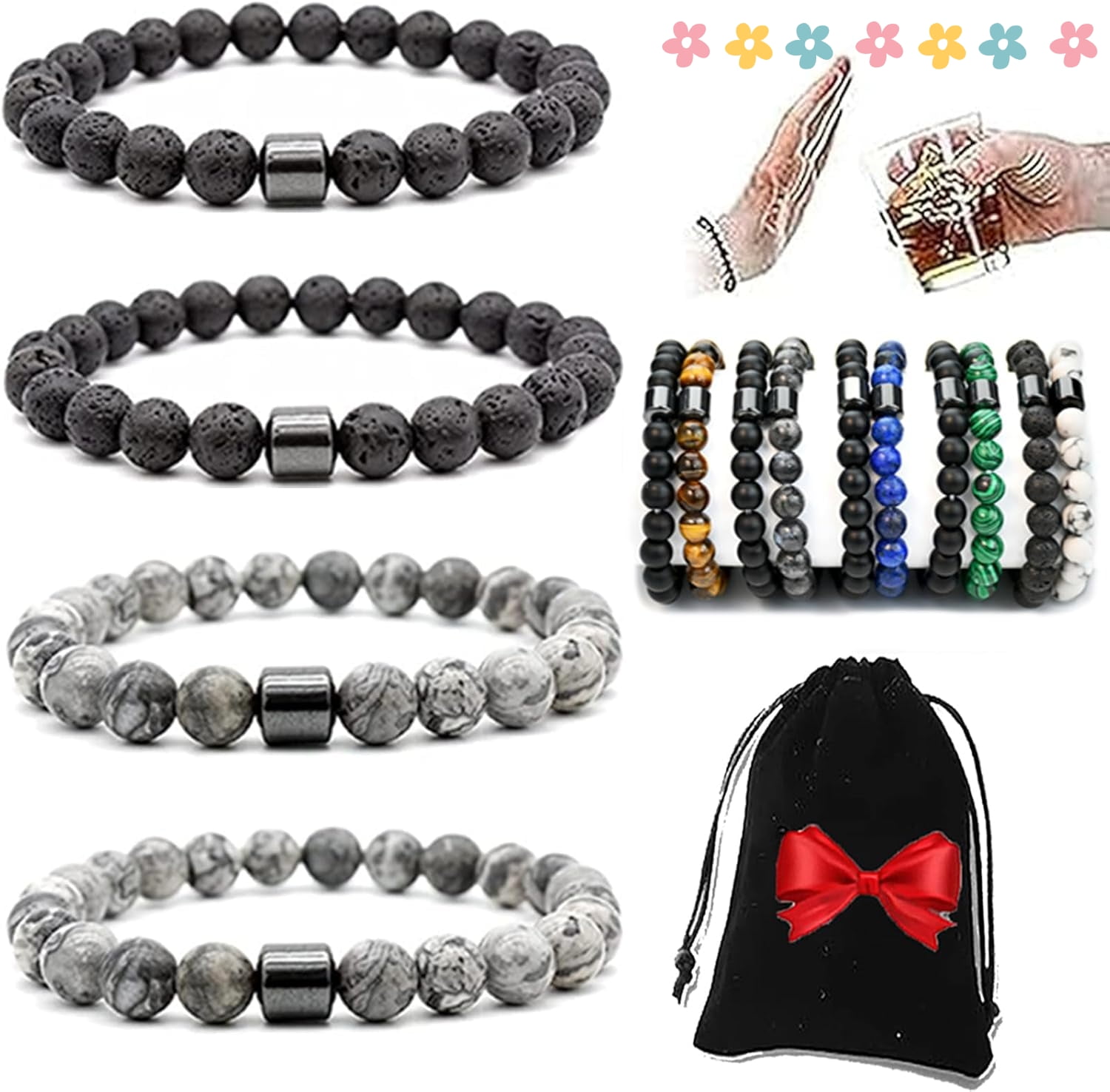 4 PCS Glame Anti Alcohol Bracelet for Women/Men to Reduce the Urge to ...