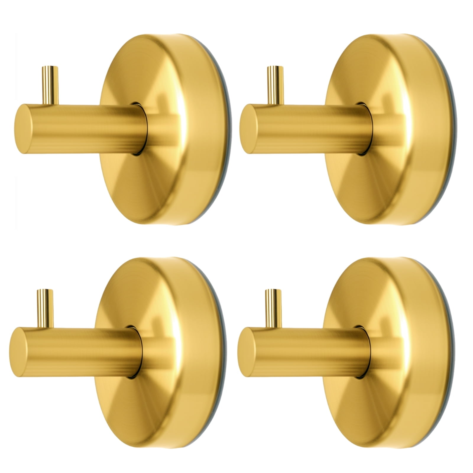 stusgo 4 Pack Towel Hooks Suction Cup Hooks for Bathroom Rustproof No ...