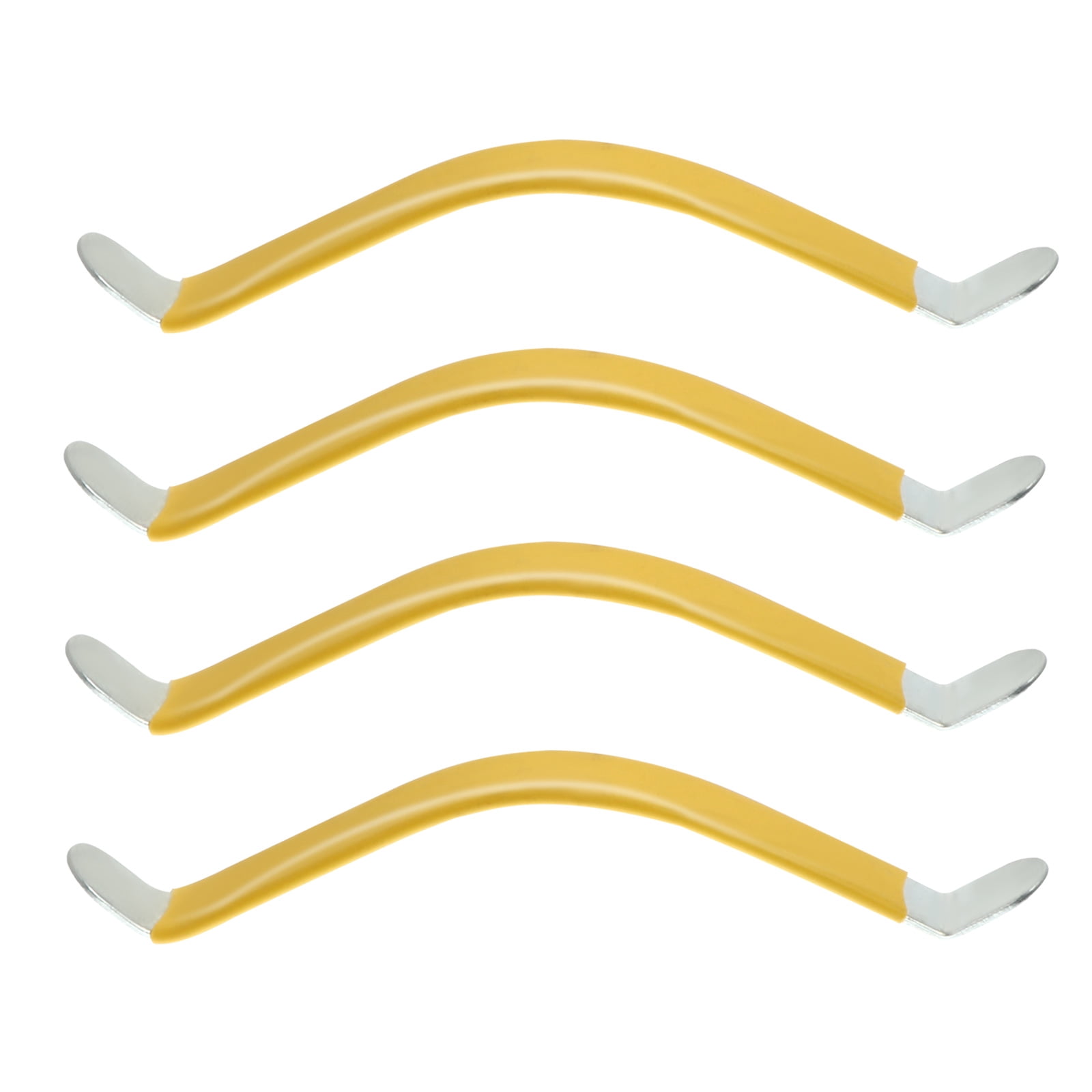WEUVEB Metal Guitar Luthier Tool for Fretboard Maintenance Yellow 4Pcs ...