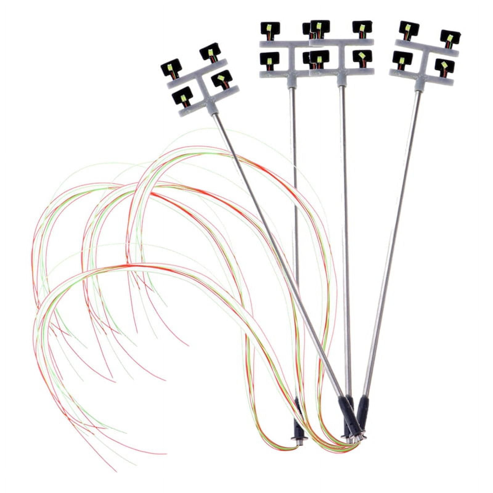 4 PCS HO Scale Model lighting tower,tower lights Lights Layout Lamppost ...