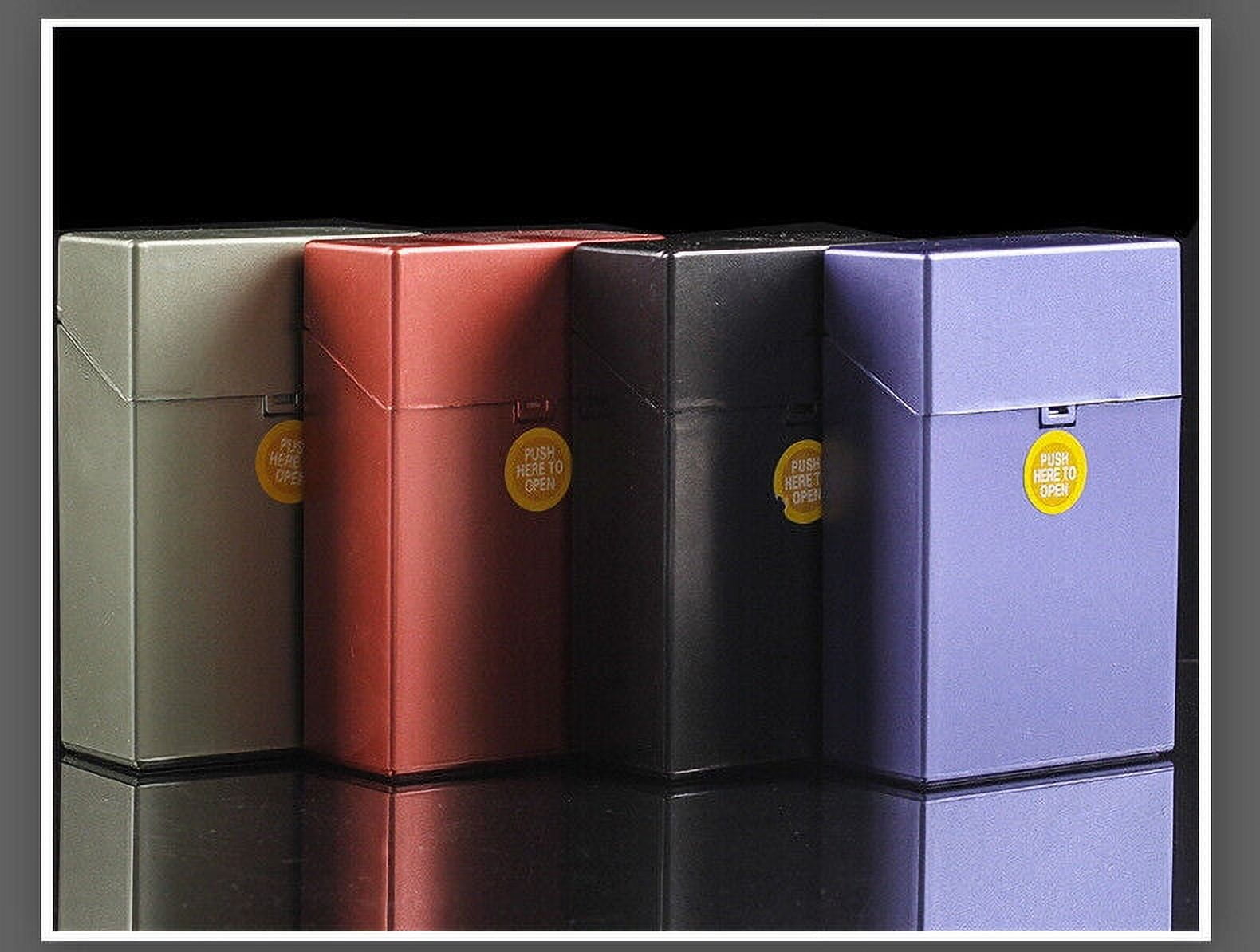 4 PCS Hard Full Pack Cigarette Box Case King Size Flip Open Plastic ...