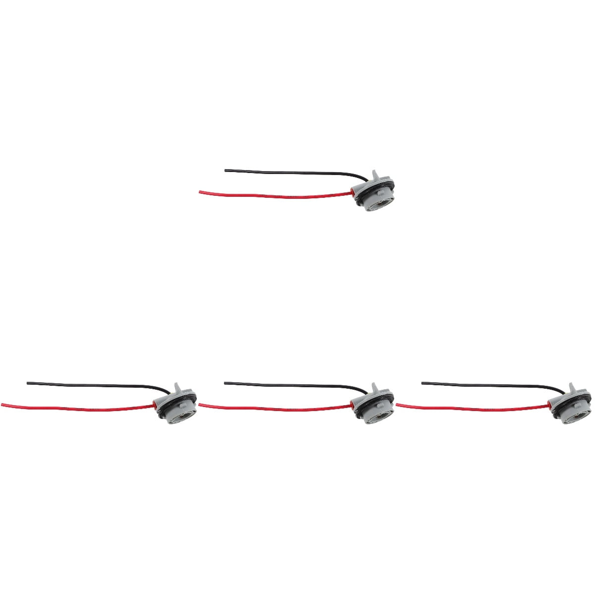 4 PCS Harness Light Bulbs Receptacle Outlet LED Socket for Car Tail ...