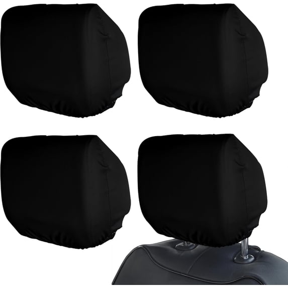 4 PCS Headrest Cover, Dirt-Proof Headrest Protector, Comfortable ...