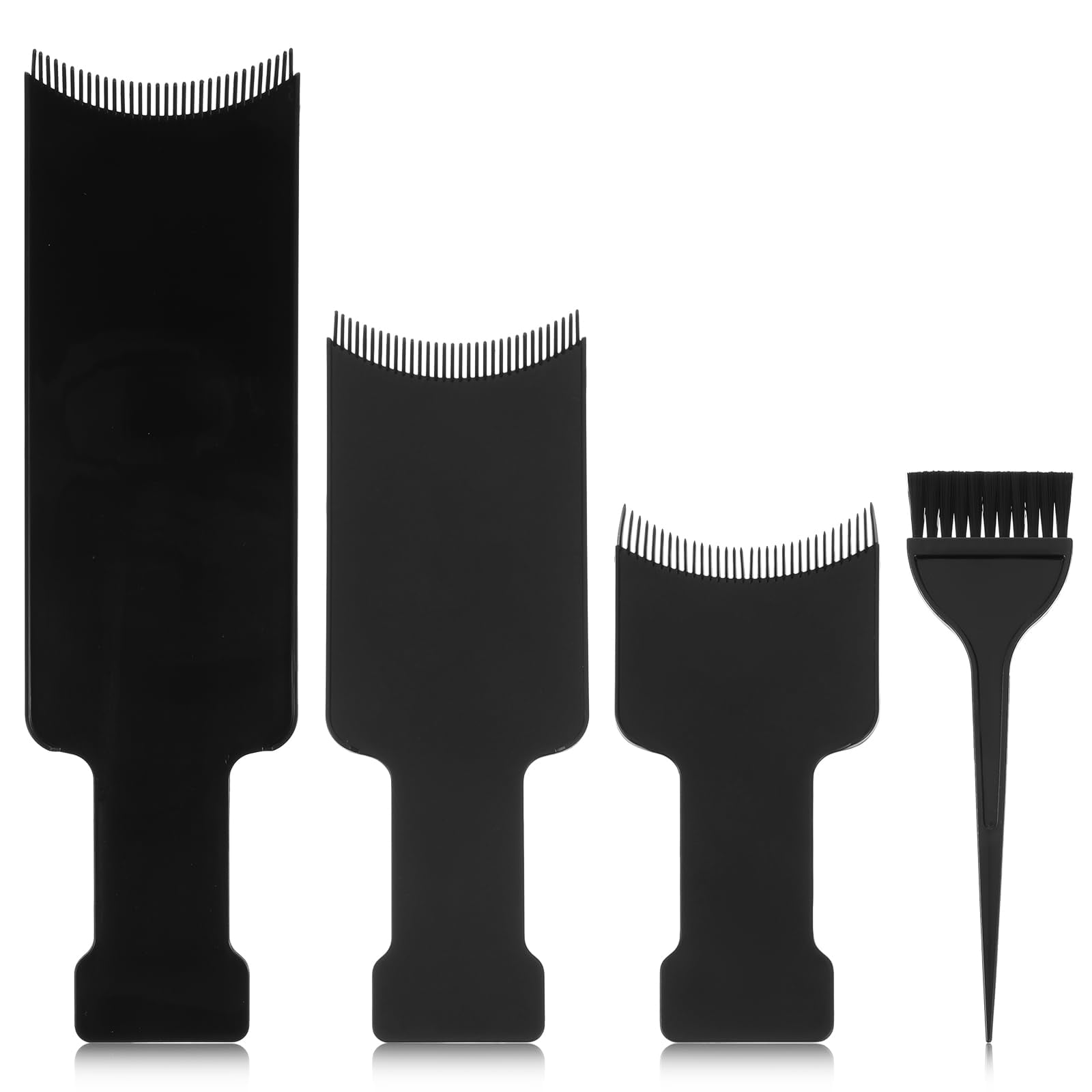 4 PCS Highlight Board with Teeth Balayage Board Highlight Boards for ...