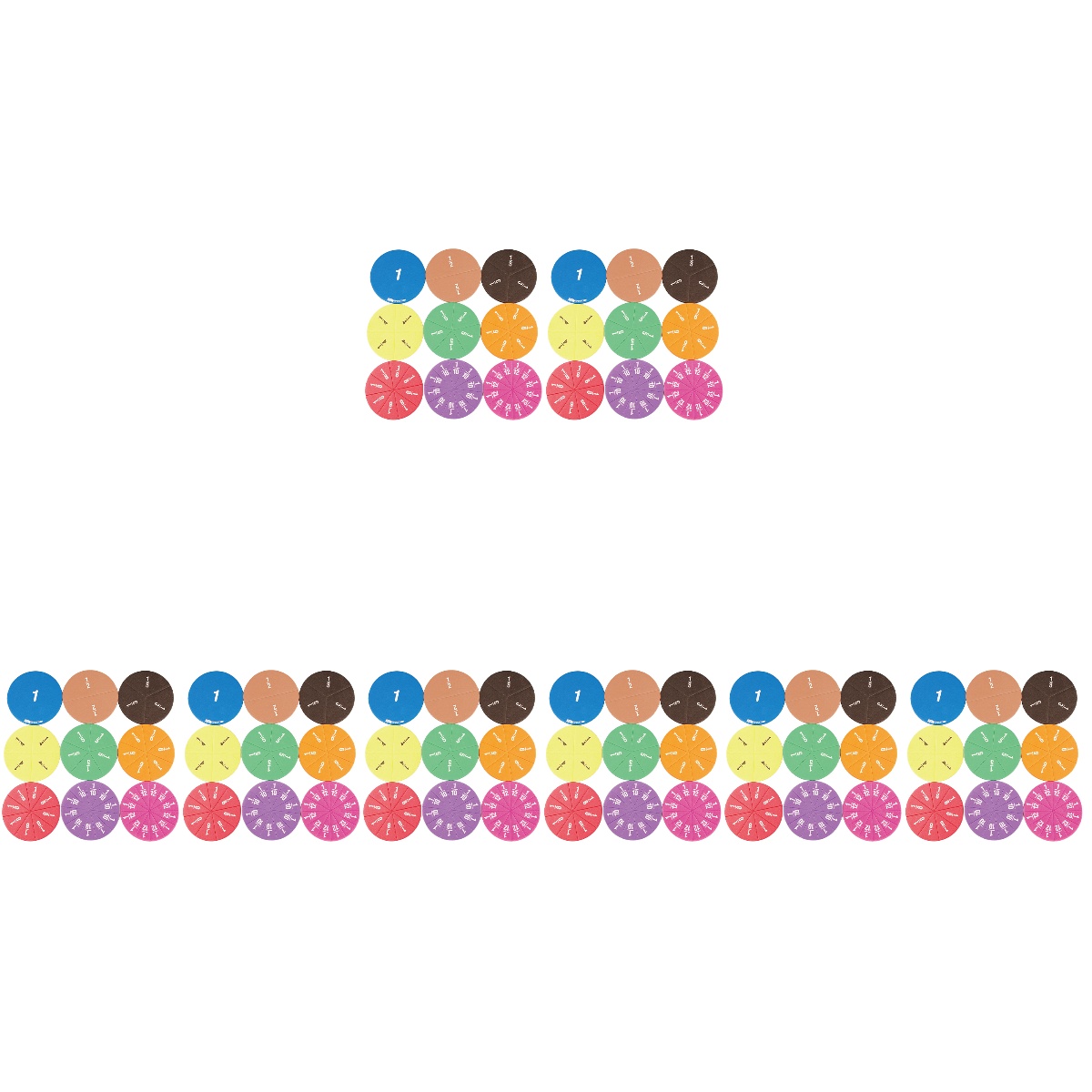 4 PCS Mathematics Teaching Aids Manipulative Color-coded Child Primary ...